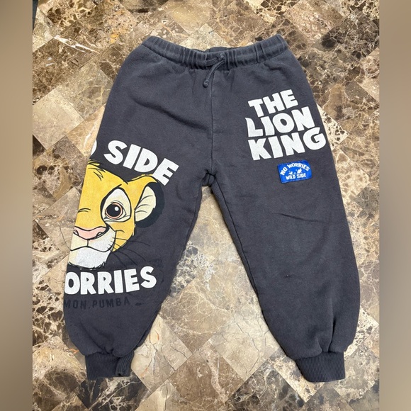 Zara | Bottoms | Zara X Disney The Lion King Jogger Unisex 34 Ans ...